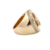 Elegant Gold St.Barbara Ring 14k | Las Villas Jewelry