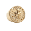 Elegant Gold St.Barbara Ring 14k | Las Villas Jewelry